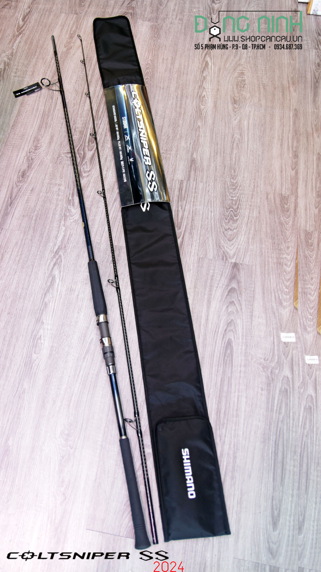 Cần Câu Shimano ColtSniper SS 2024 – Jig Bờ & Lure Ghềnh Chuẩn Nhẹ, Siêu Mạnh